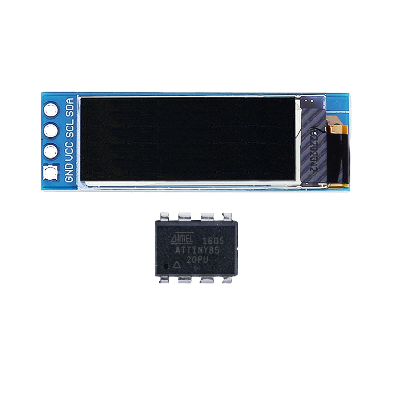 CONNECTING A 0.91” OLED DISPLAY TO THE ATTINY85