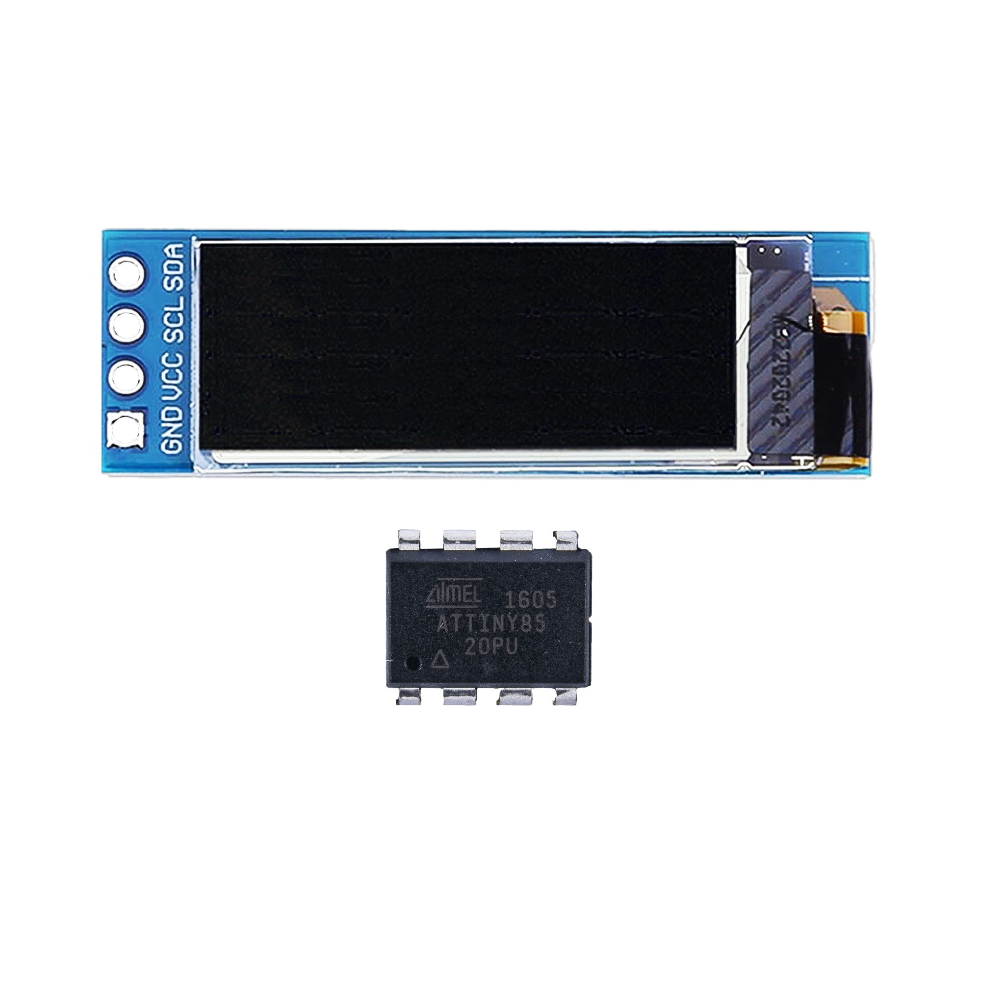 CONNECTING A 0.91” OLED DISPLAY TO THE ATTINY85
